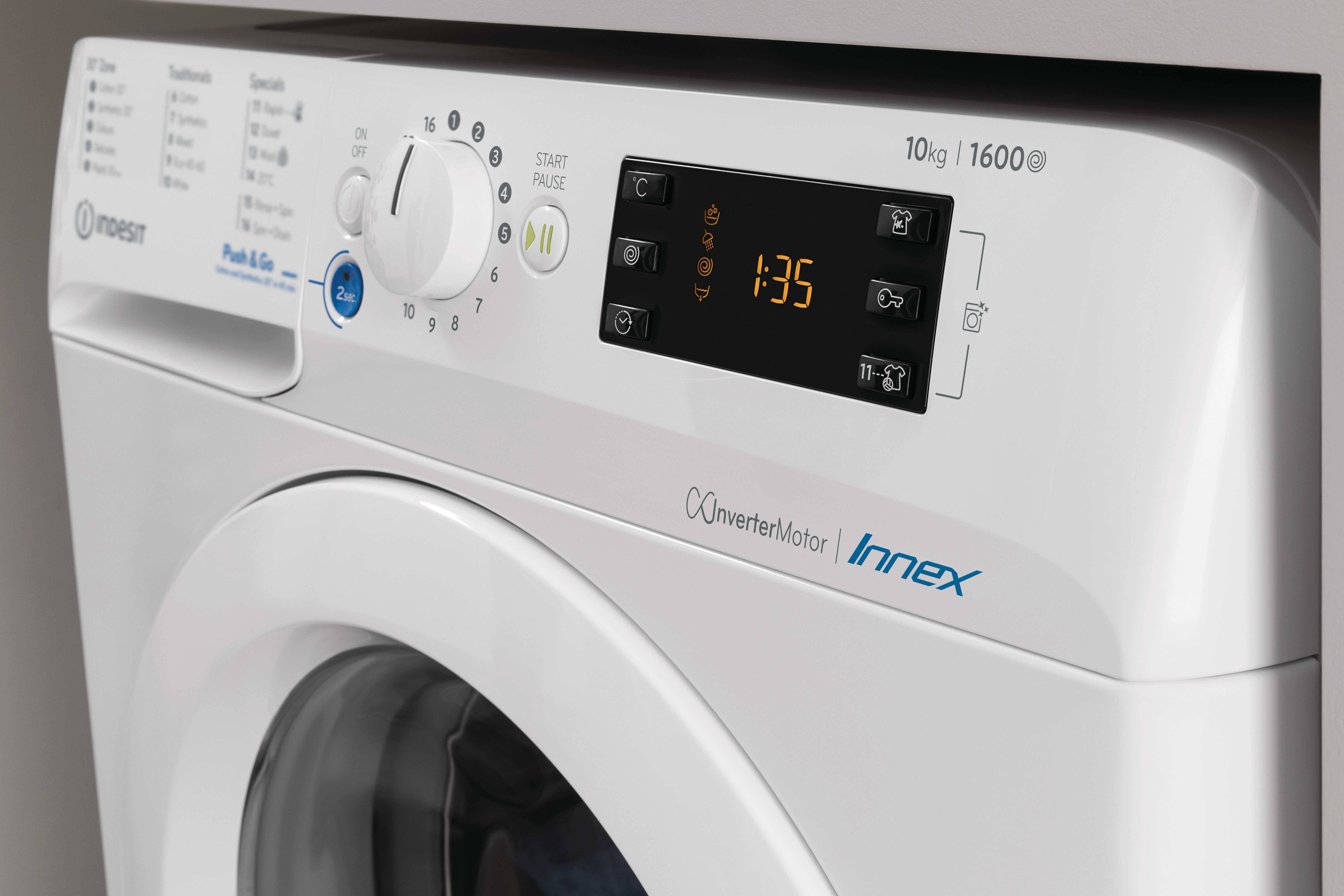 Lavadora de carga frontal independiente - Innex Indesit | Indesit Romania
