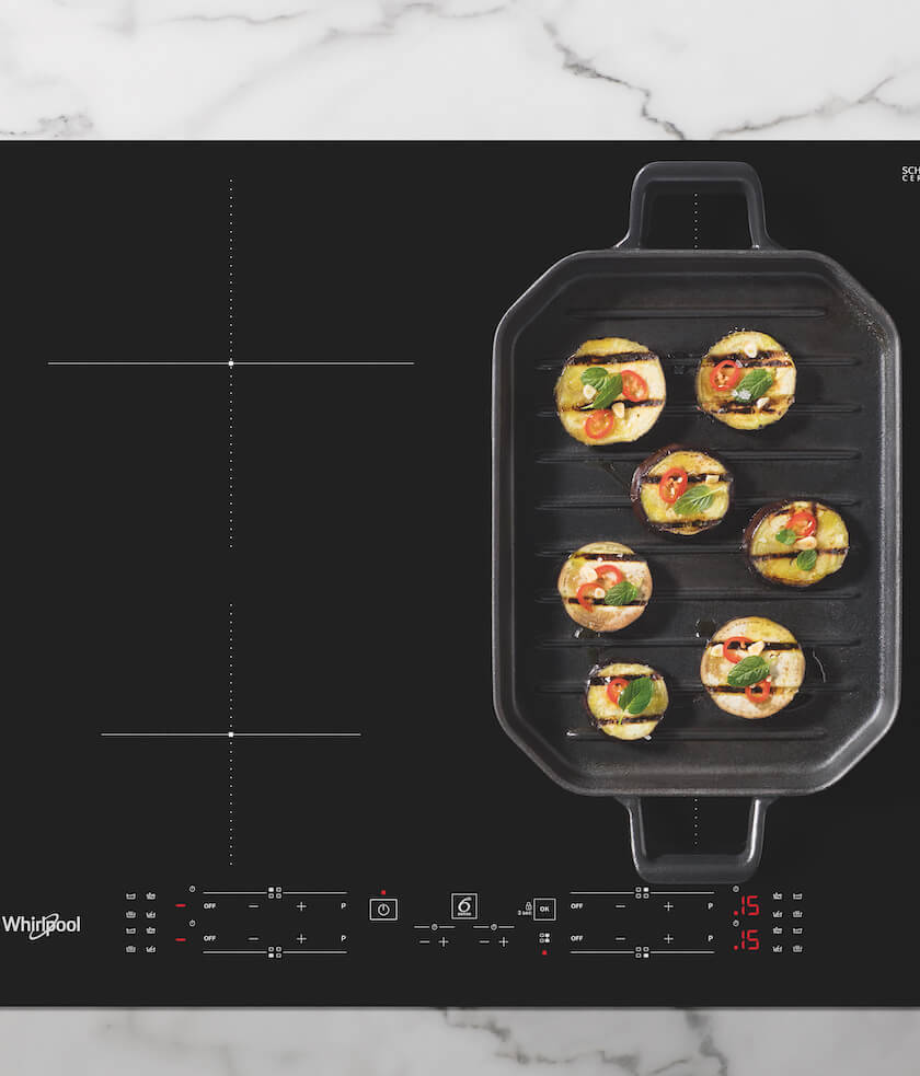 Taque à induction Whirlpool: une flexibilité maximale | European ...